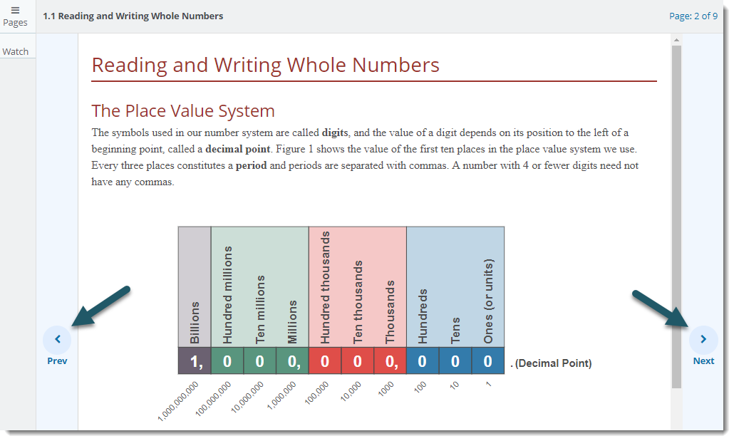 Hawkes Learning | Support | Learn Mode